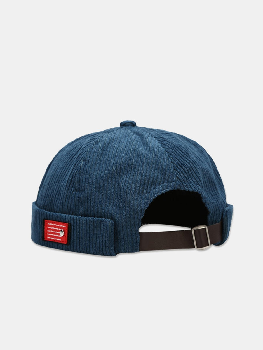Japanese Harajuku Style Corduroy Brimless Hat-HOOOYI – CRERI